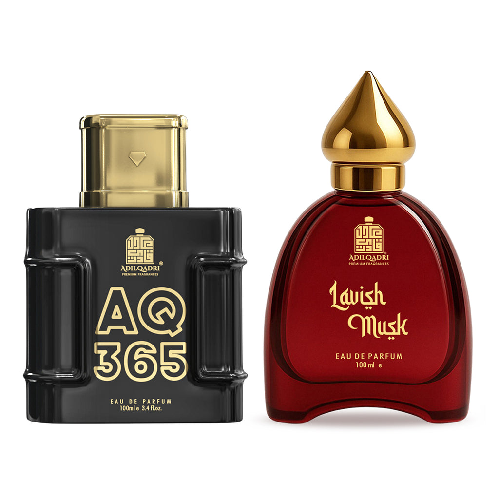 AQ 365 And Lavish Musk Perfume Spray 100 Ml Each